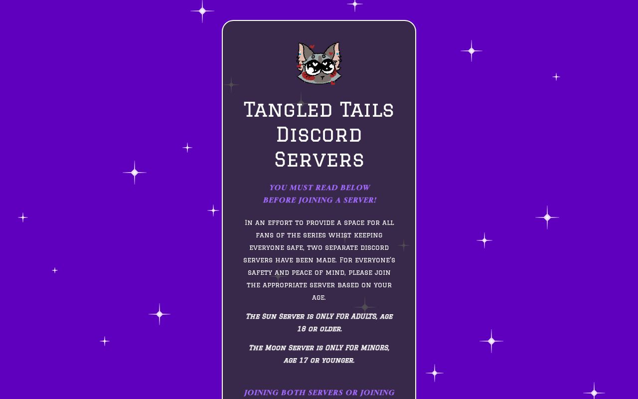 Tangled Tails Discord Servers